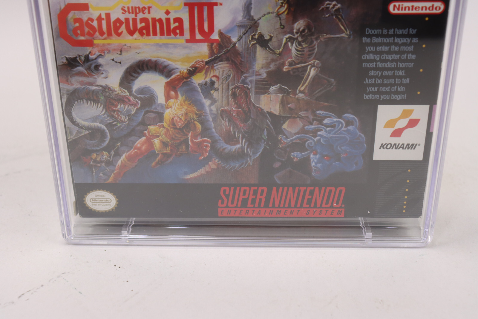 Super Castlevania IV 4 Nintendo SNES 1997 CIB Complete in Box CGC ...