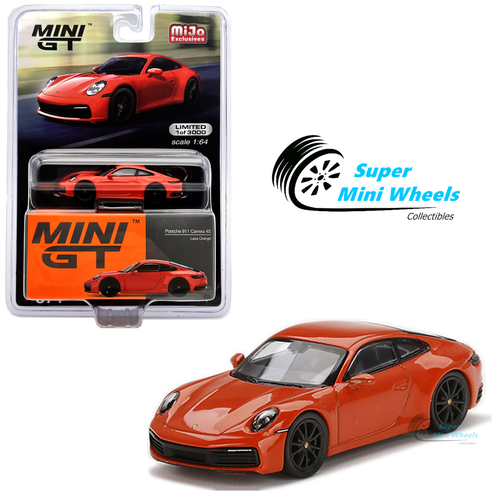 Mini GT 1:64 Porsche 911 (992) Carrera 4S Lava Orange #371 | eBay