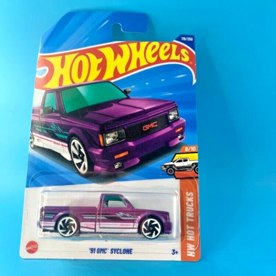 HOT WHEELS 2025 '91 GMC SYCLONE METALFLAKE PLUM 119/250 HYY60 HW HOT ...