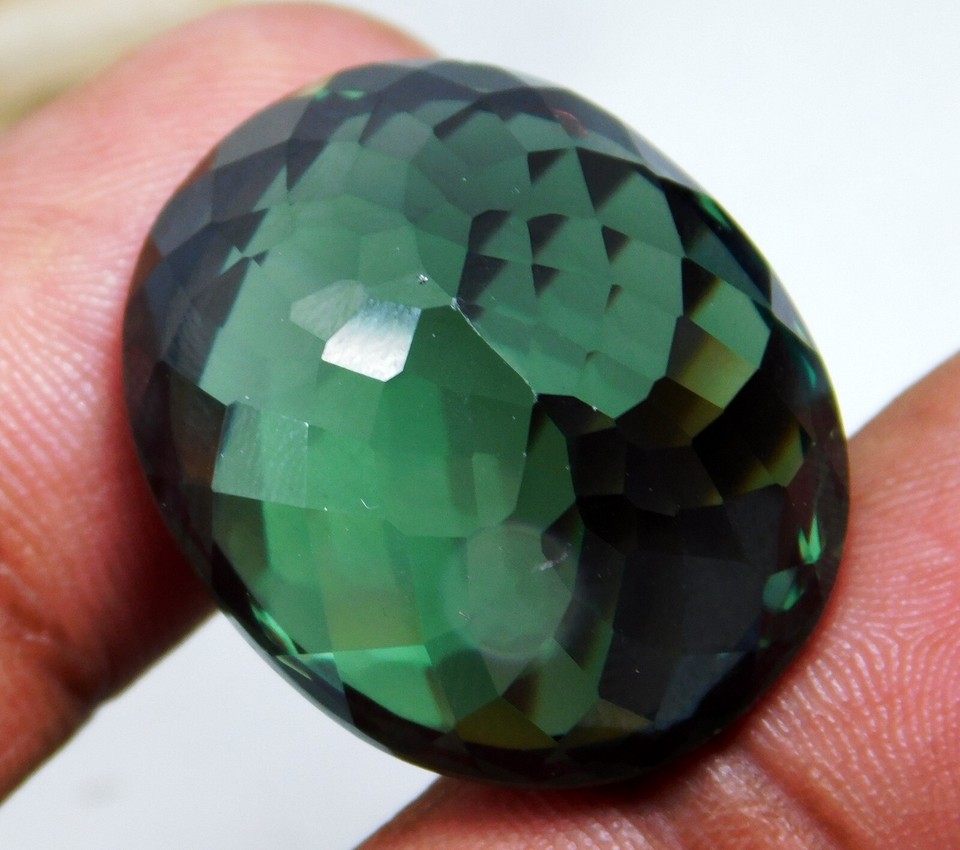 Certified 72.10 Carat Natural Brazilian Green Tourmaline Oval Cut ...