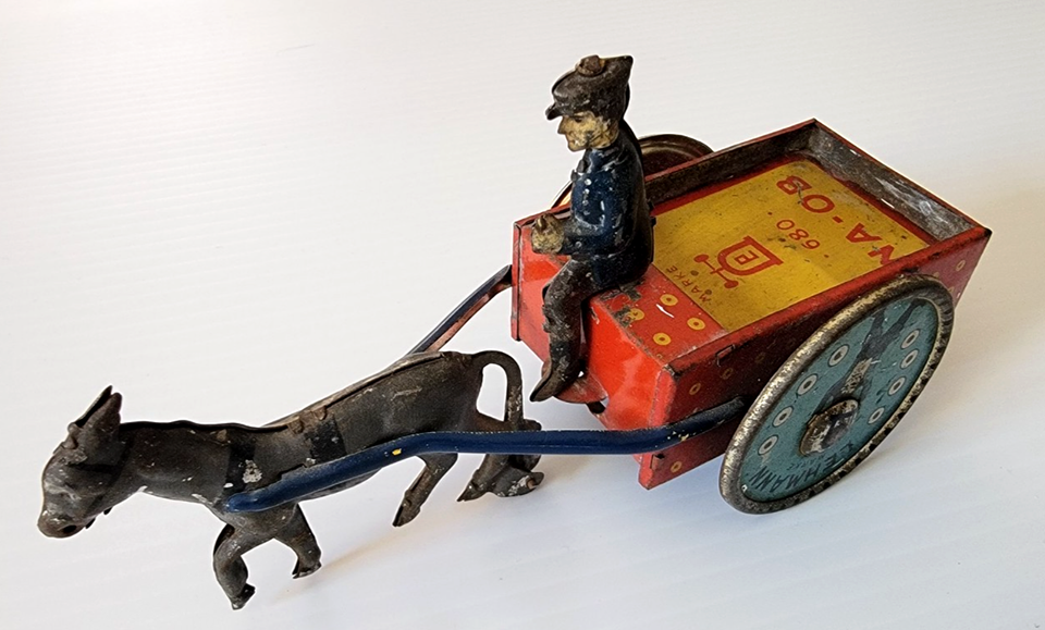 Lehmann NA-OB Tin Donkey Cart 680 1913-38 Wind up Germany | eBay