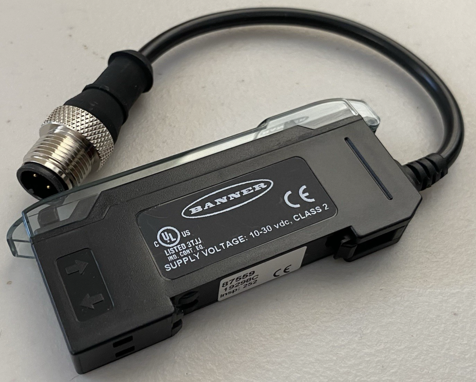 Banner DF-G2-PS-Q5 High Speed Fiber Optic Amplifier Sensor 87559 New ...