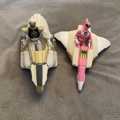 1995 Saban Mighty Morphin Power Rangers Gold & Pink Figures & Vehicles ...