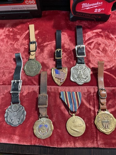 Lot 2: 7 Vintage USA Medals Watch Fobs Collectible | eBay