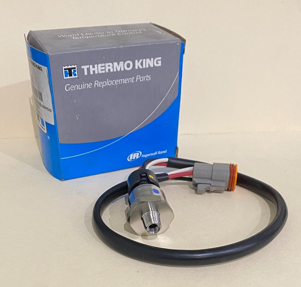 NEW OEM THERMO-KING TRANSDUCER-DISCHARGE(ETV-500PSI) W/3 PIN PLUG GOLD ...