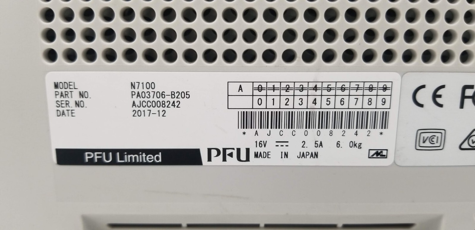 Fujitsu N7100 Network Document Scanner | eBay