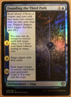 mtg magic Founding the Third Path FOIL ENGLISH Fondation de la Troisième Voie | eBay