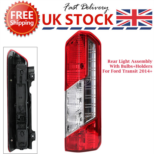 Right O/S Rear Tail Light Brake Lamp W/ Bulb+Holder For Ford Transit ...