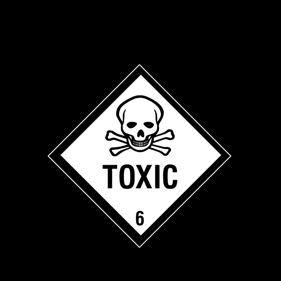 Hazchem Hazard Warning Stickers - 100x100mm - Gas, Explosive, ADR ...