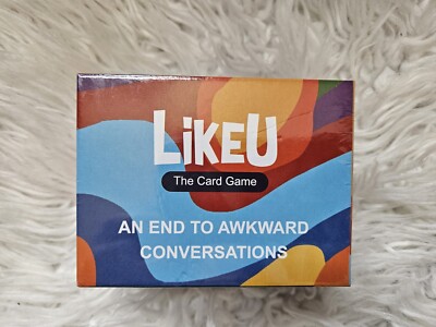 LikeU The Card Game - An End to Awkward Conversations - Party Game for ...