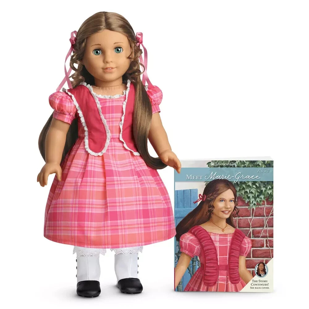New American Girl Marie Grace Gardener 18" Doll+Book 1850s New Orleans ...