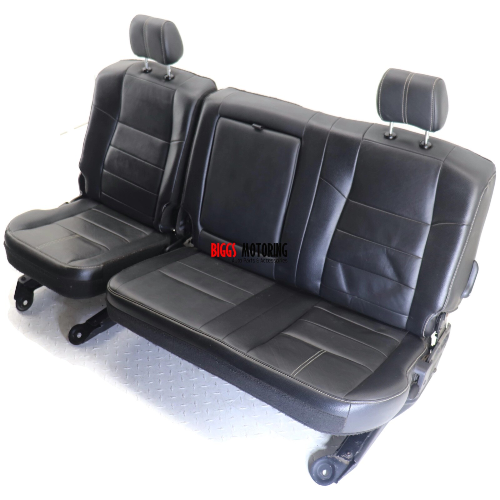 2008-2010 Factory OEM Used Ford F250 Rear Seat Black with White ...