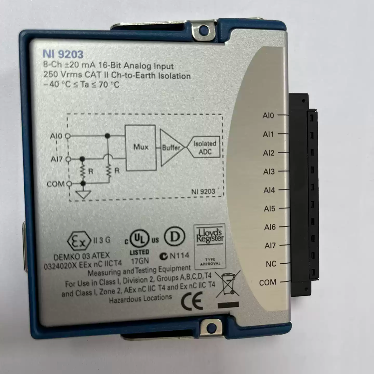1PC For National Instruments NI 9203 cDAQ Analog Current Input Module ...