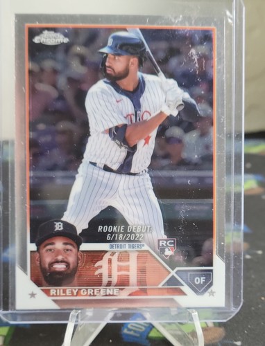 Riley Greene Rookie Debut RC🔥2023 Topps chrome🔥Detroit Tigers USC128 | eBay