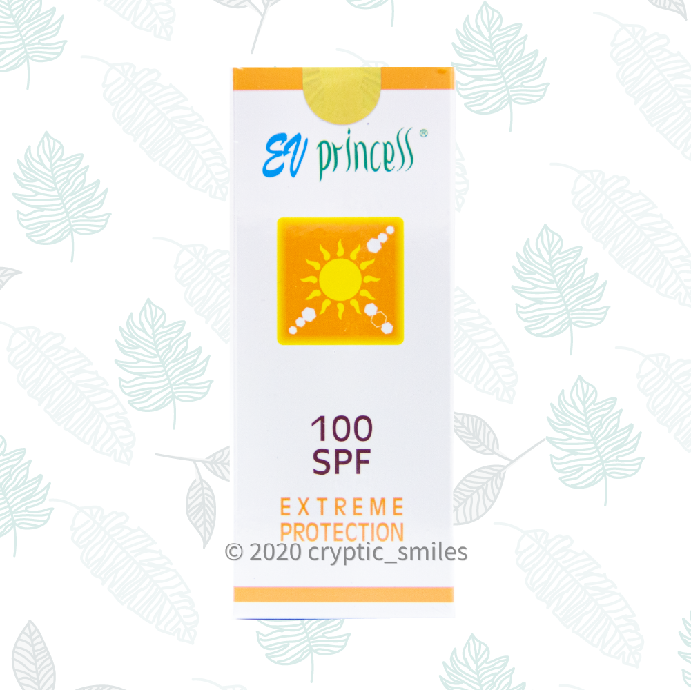 New EV Princess 100 SPF Extreme Protection Sun Block Lotion (60mL) Exp ...