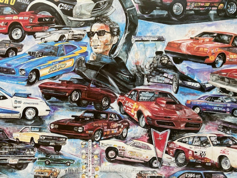 WARNER ROBINS DRAGWAY FINE ART PRINT " HORSEPOWER SALES II " BY PETE ...