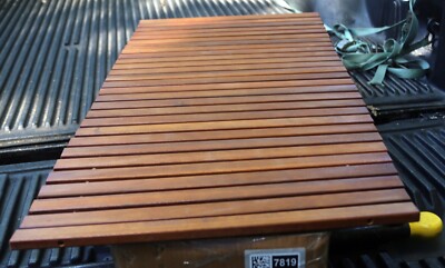 Whitecap's 63108 Roll Up Shower Mat high quality teak wood 20 x 40" | eBay