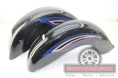 86-99 CUSTOM EVO FRONT REAR BACK WHEEL FENDER OEM TIRE HUGGER PAIR ...