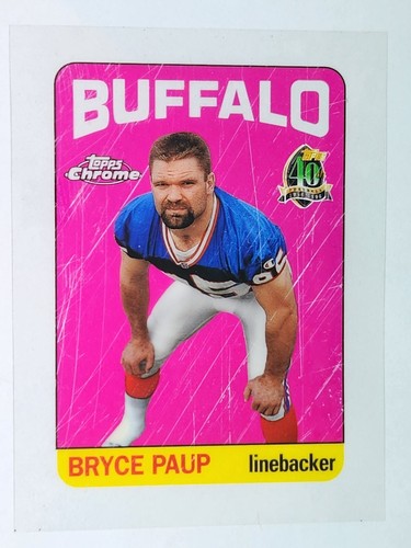 1996 Topps 40th Anniv. CELLO #10 Bryce Paup RARE PROOF Buffalo Bills | eBay