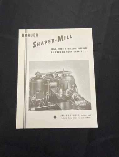 1942 Brauer Machine & Supply Co Brochure Oklahoma City Brauer Shaper ...