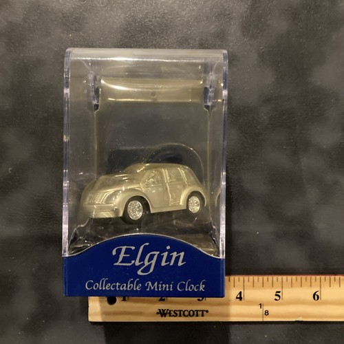 Elgin Collectible VW Mini Clock - Gold Volkswagen Car New In Box | eBay