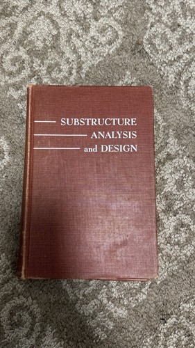 SUBSTRUCTURE ANALYSIS AND DESIGN Andersen Engineering BOOK | eBay