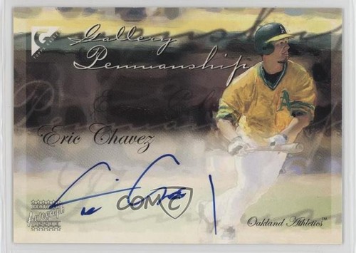 2005 Topps Gallery Penmanship Eric Chavez #GPA-EC Auto | eBay