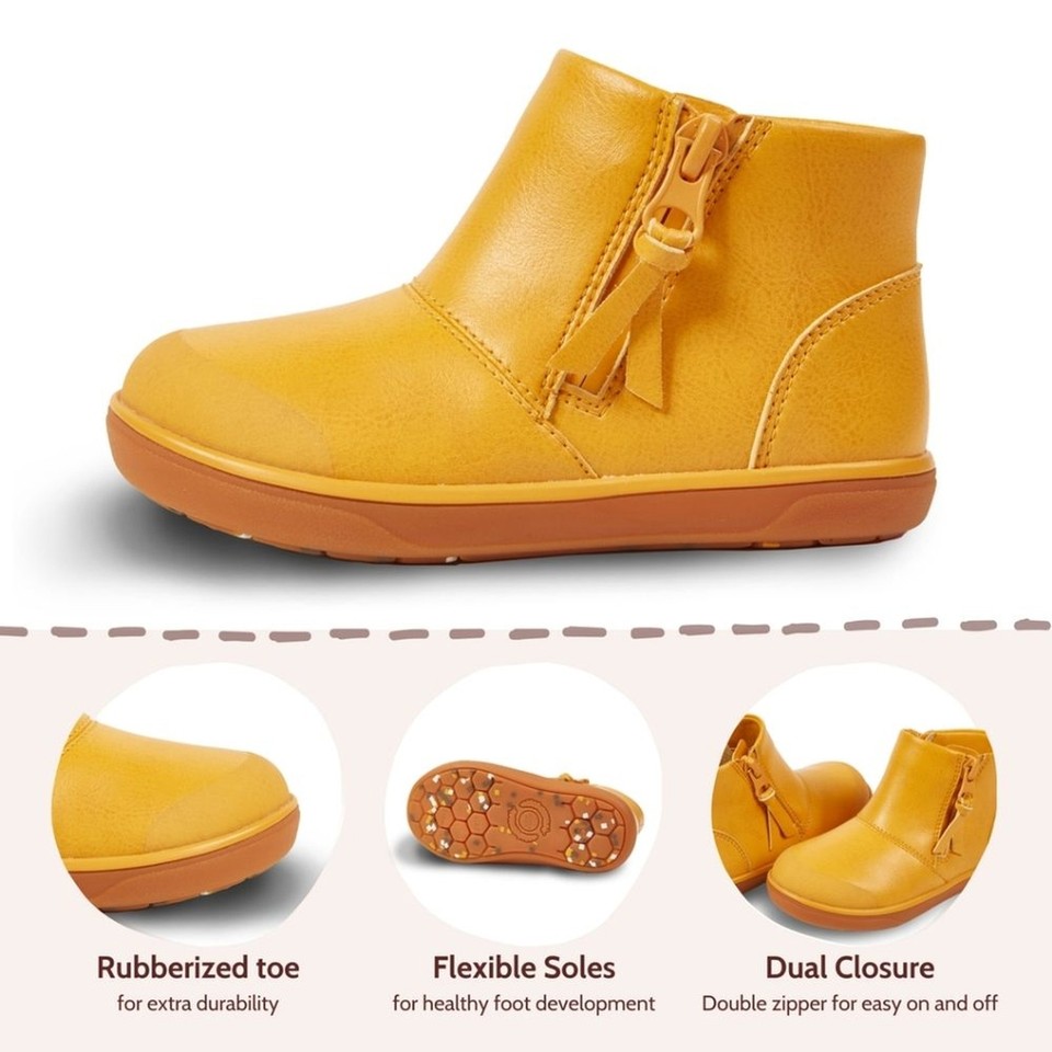 Livie & Luca Boys Rook Waterproof Rain Butterscotch Ankle Boots Size 13 ...