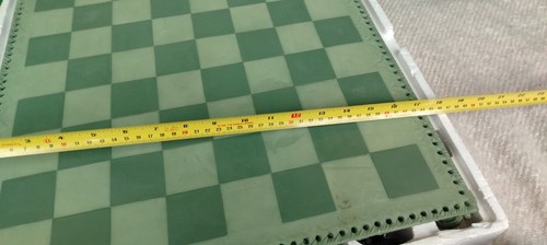 Excellent football chess set. 18 Inch Board. Red And Blue Teams/pieces ...