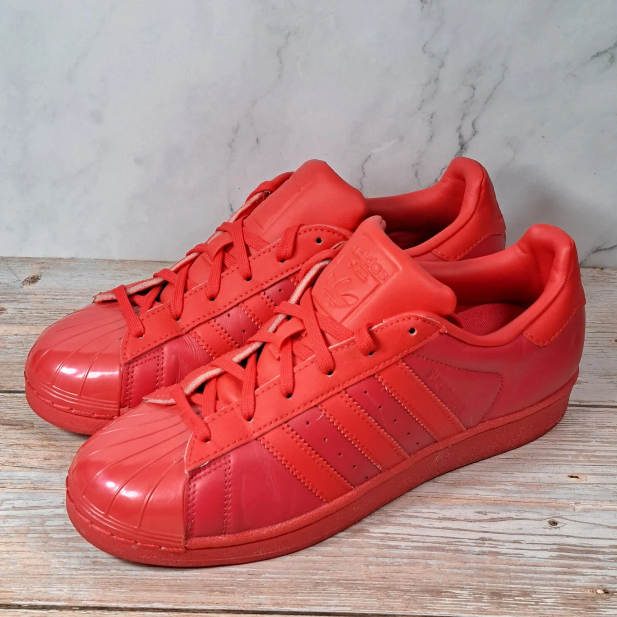 Adidas Originals Superstar Sneakers In Red B42621 ASOS, 43% OFF