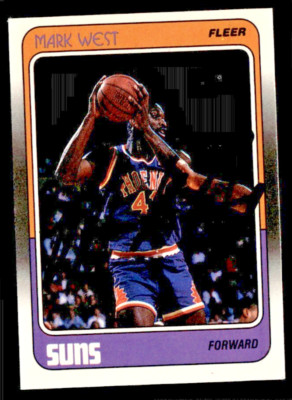 Mark West 1988-89 Fleer Suns authentic autographed card | eBay