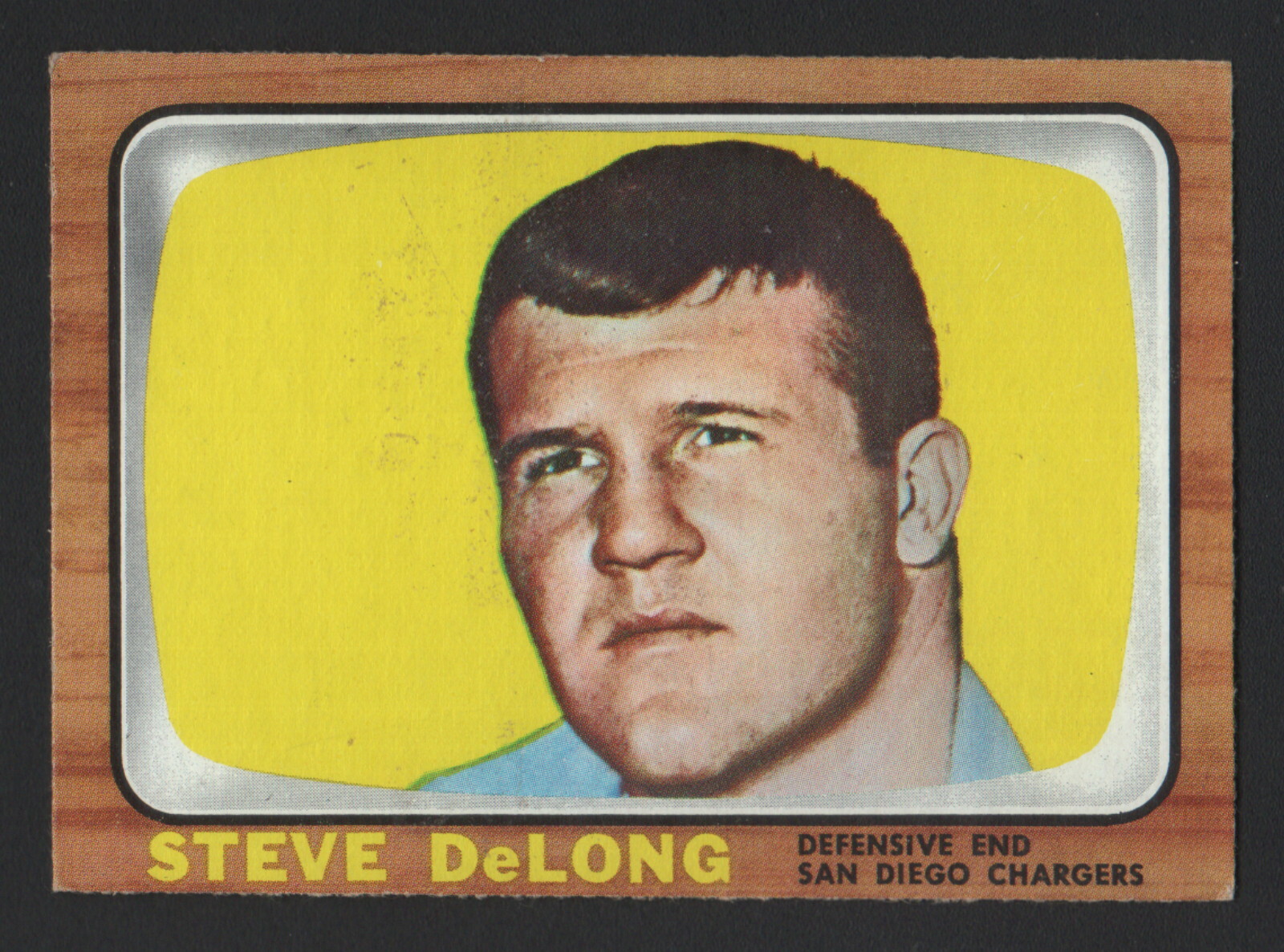 1966 Topps Football #121 - STEVE DELONG - SAN DIEGO CHARGERS | eBay