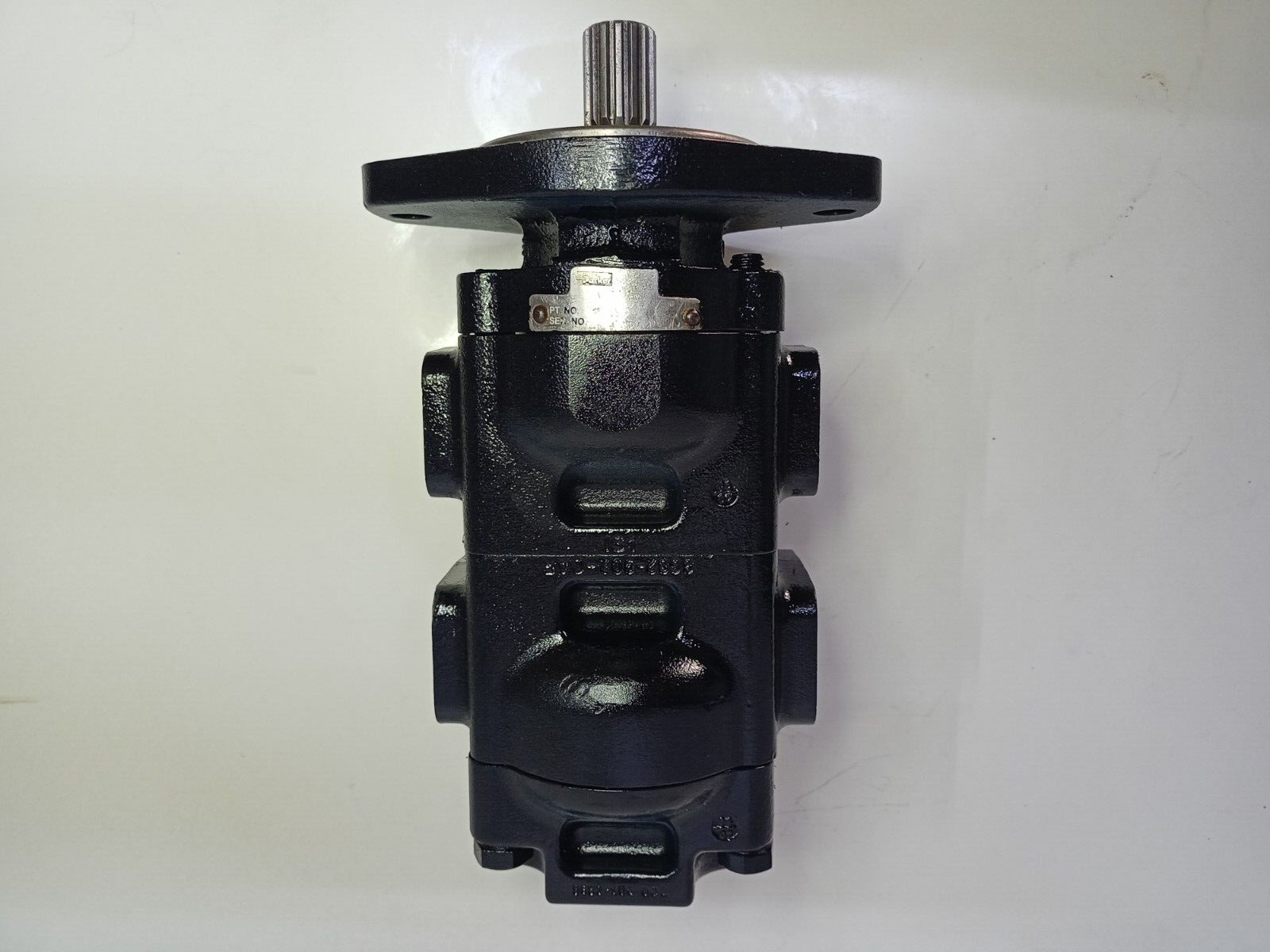 Parker Double Hydraulic gear pump Spline shaft | eBay