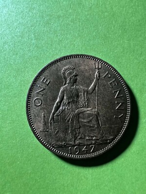 1947 KGVI 1d Coin BU - Great Collectible! | eBay UK