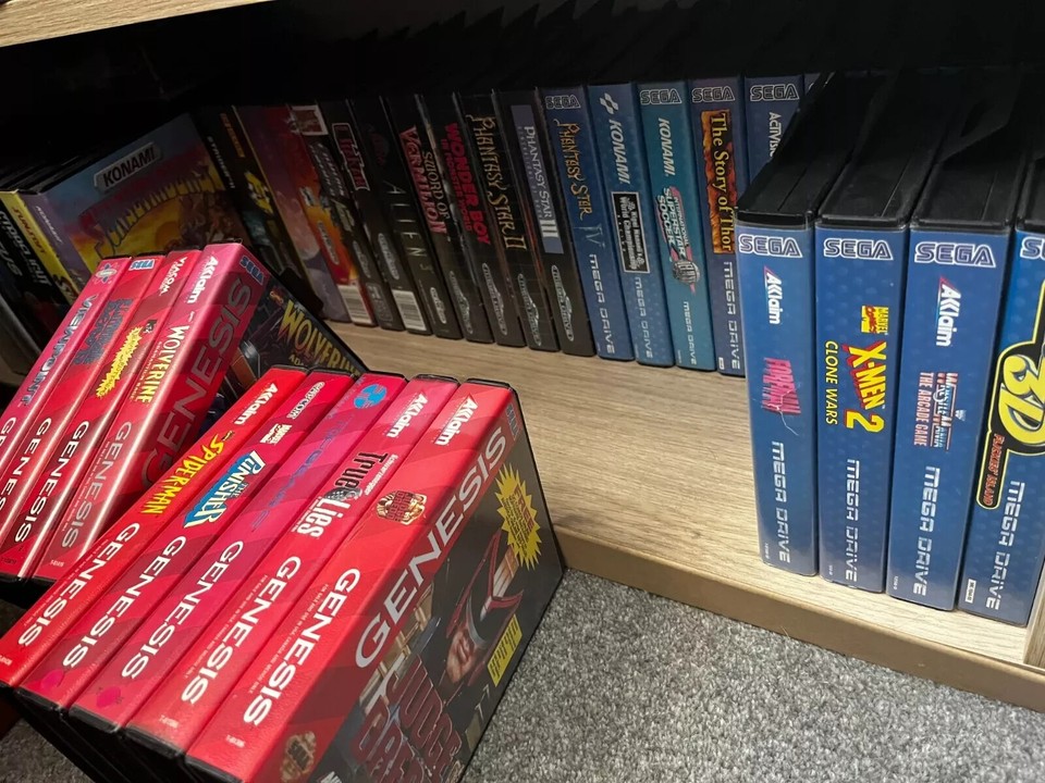 SEGA MegaDrive Japan + Phantasy Star Robocop Pengo Rockman Rockman ...