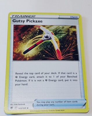 Gutsy Pickaxe 145/189 Uncommon Astral Radiance Pokemon TCG- Near Mint ...