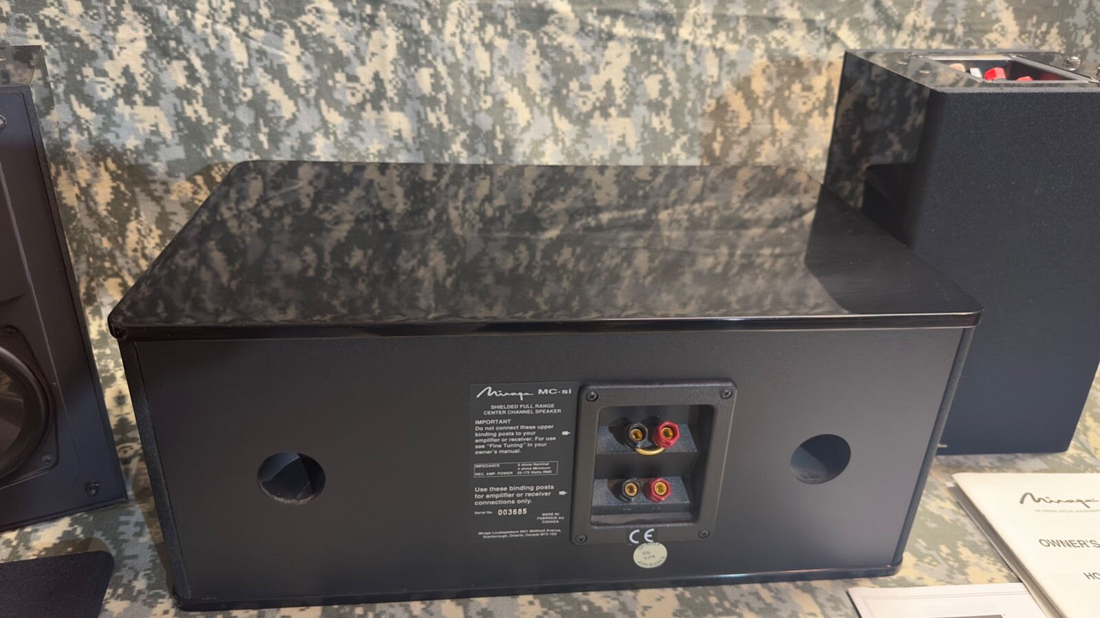 MIRAGE Speakers Home Theater System-Msi Series-Black Piano Finish | eBay