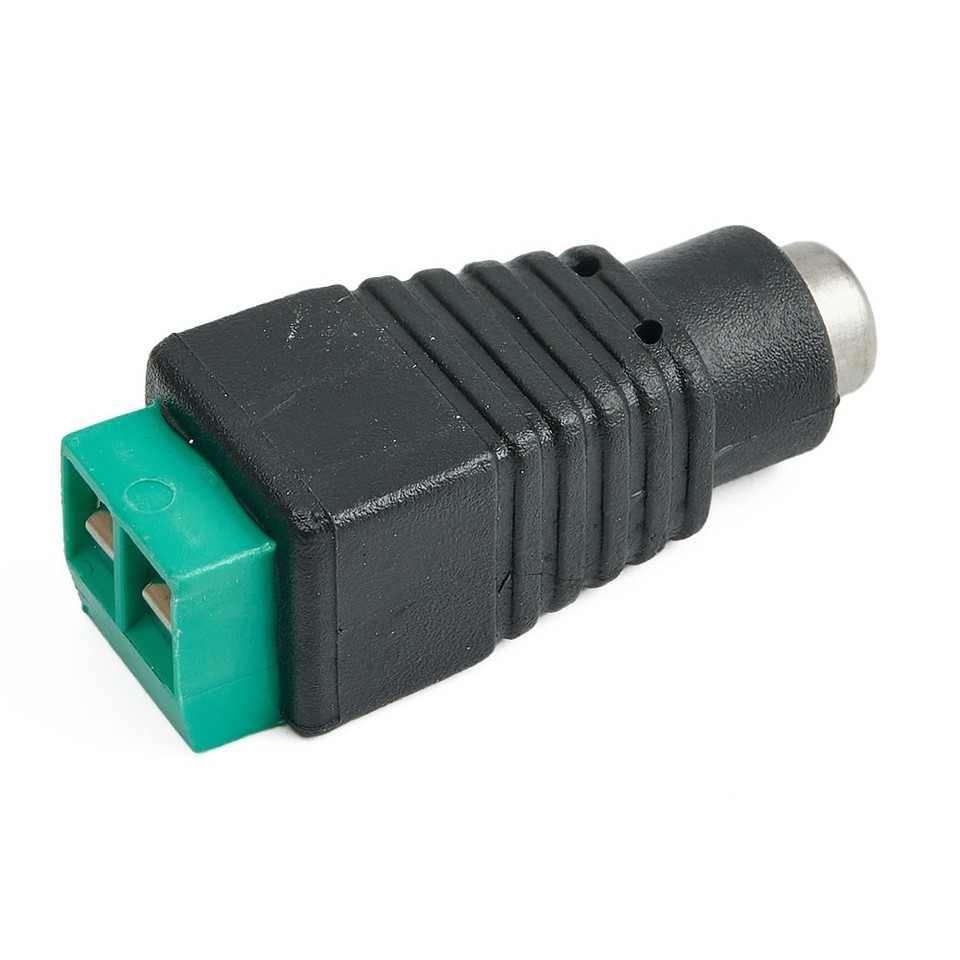 DC Power Adaptors with Screw Terminal Male Female Connectors (10 Pack ...