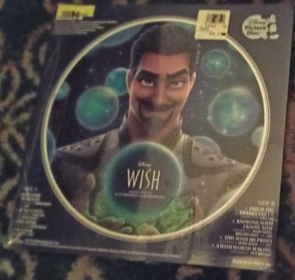 Walt Disney's WISH 2023 PICTURE DISC LP D004349201 Still Sealed | eBay