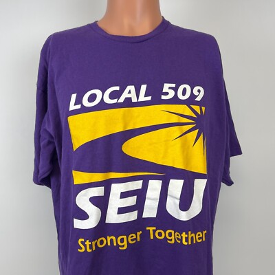 Service Employees International Union Local 509 T Shirt SEIU Made USA ...