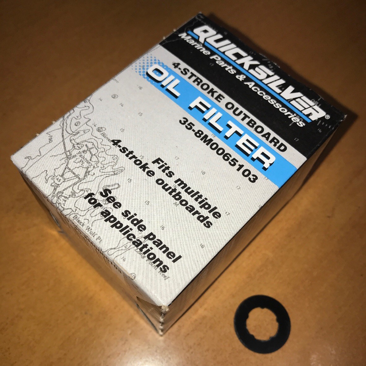 Oil Filter & Sump Bung Washer for 30HP 40HP Mercury Mariner 4-Stroke ...