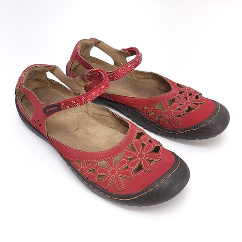 Jambu J-41 "Orchid" Red Sport Mary Jane Sandals Shoes Women's Size 11M ...