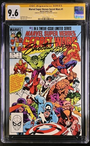 Marvel Super Heroes Secret Wars #1 CGC SS 9.6 x2 Signed Beaty, Shooter ...