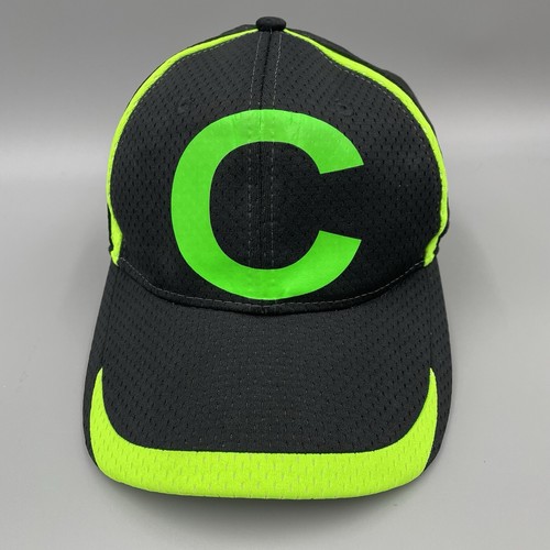 Mens Cap Hat Augusta Fitted Strapback Mesh Baseball Vented Neon ...