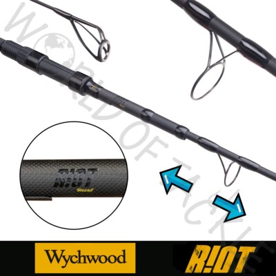 Wychwood Riot Recoil Telescopic Retractable Butt Carp Rods 9ft 3lb 3 ...