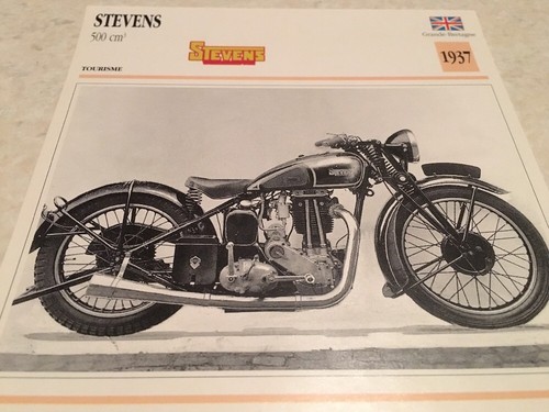 Stevens 500 CC 1937 Atlas Motorbike Collection UK | eBay