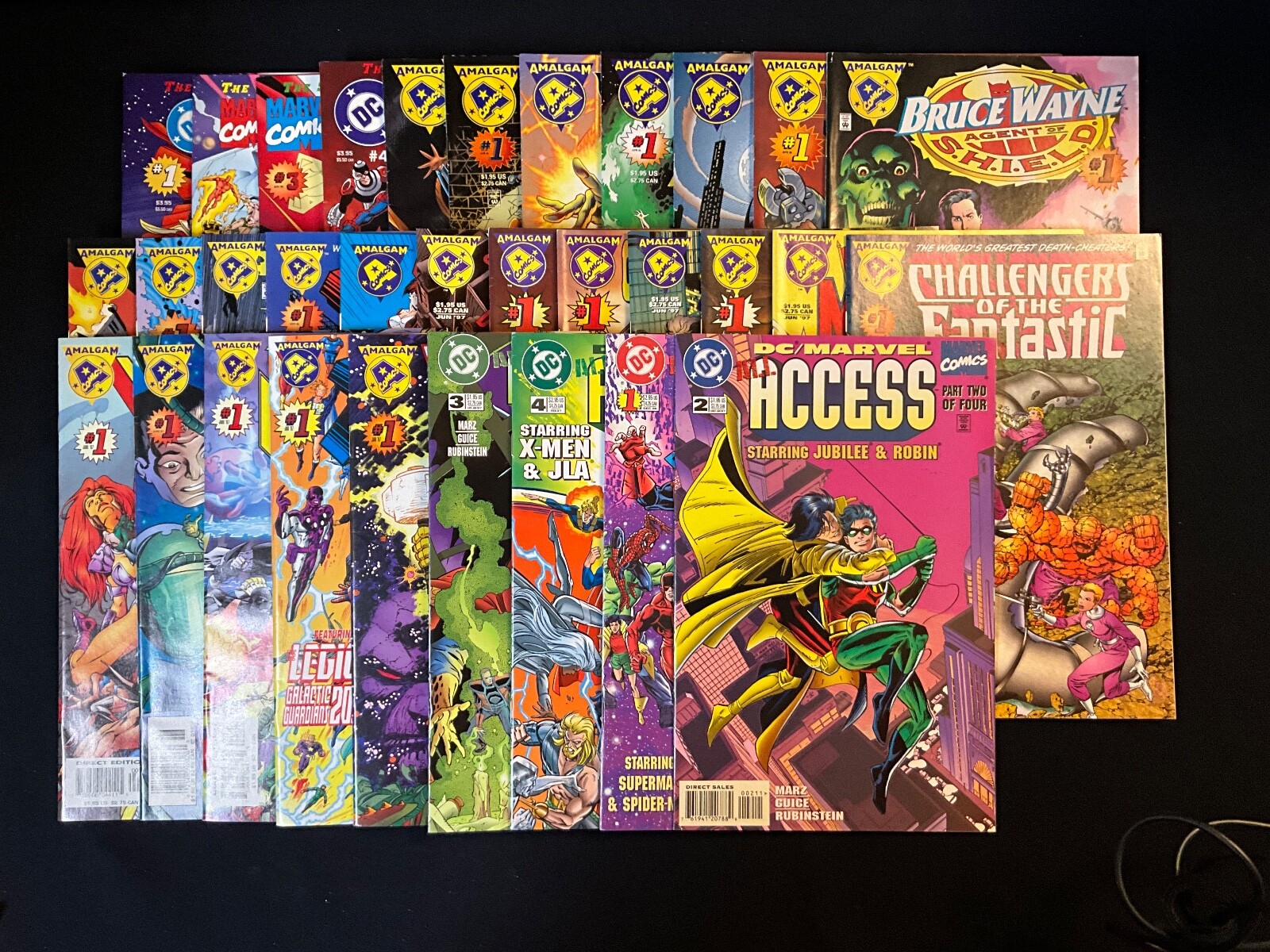 DC vs Marvel Amalgam Comics Lot 32 books, DC vs Marvel #1-4, All Access #1-4, | eBay
