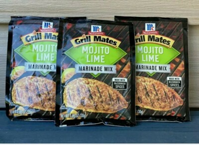 McCormick Grill Mates Mojito Lime Marinade 3 Packets | eBay