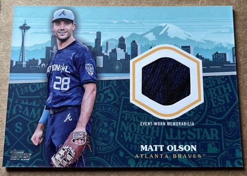 Matt Olson 2023 Topps Update All Star Stitches Relic Card (Event Worn ...