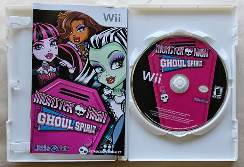 Monster High Ghoul Spirit (THQ, Nintendo Wii, 2011) - CIB, Complete ...